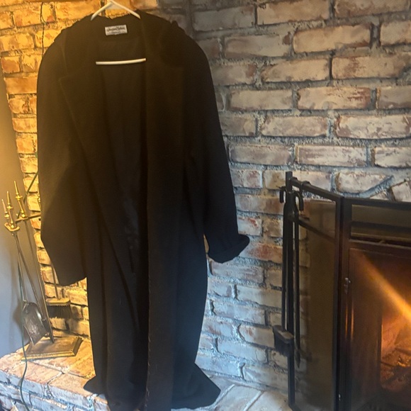Jonathan Michael | Jackets & Coats | Classic Black Wool Long Coat ...